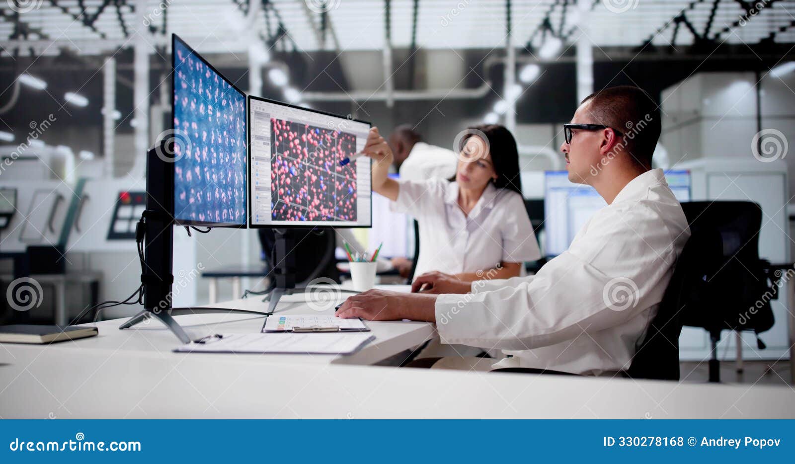 Engineer Operators Using Scada System Royalty-Free Stock Photography ...