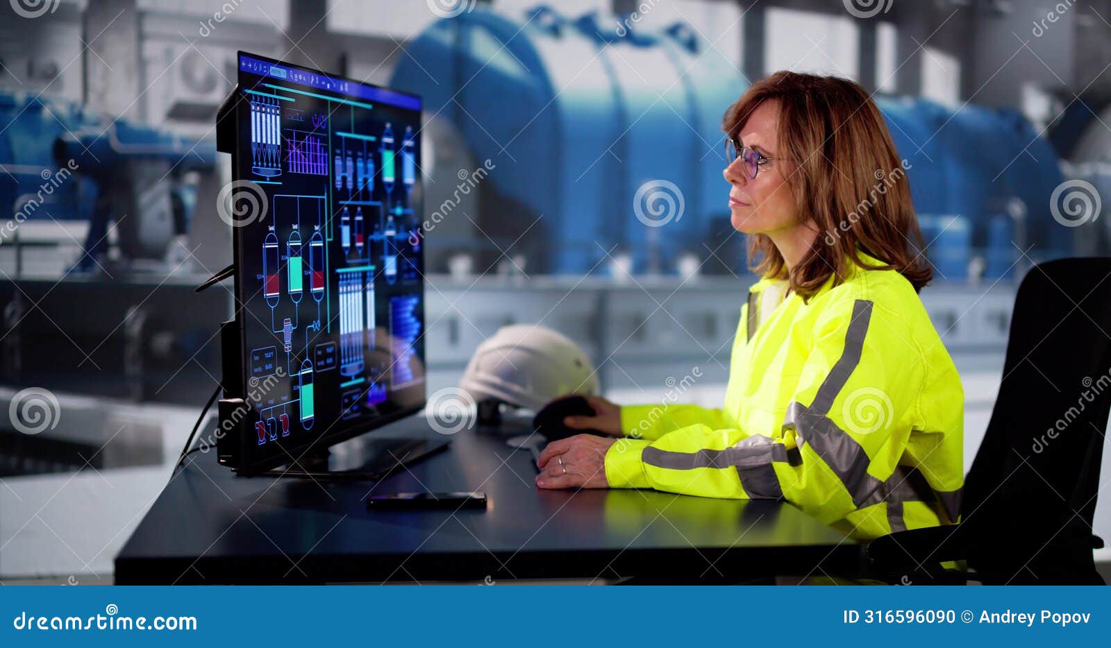 Engineer Operators Using Scada System Stock Photo - Image of screens ... Engineer Operators Using Scada System Stock Photo - Image of screens ...