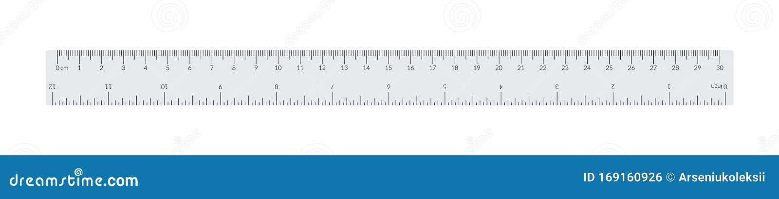 Engineer Paper Drafting Ruler Stock Vector - Illustration of isolated ...