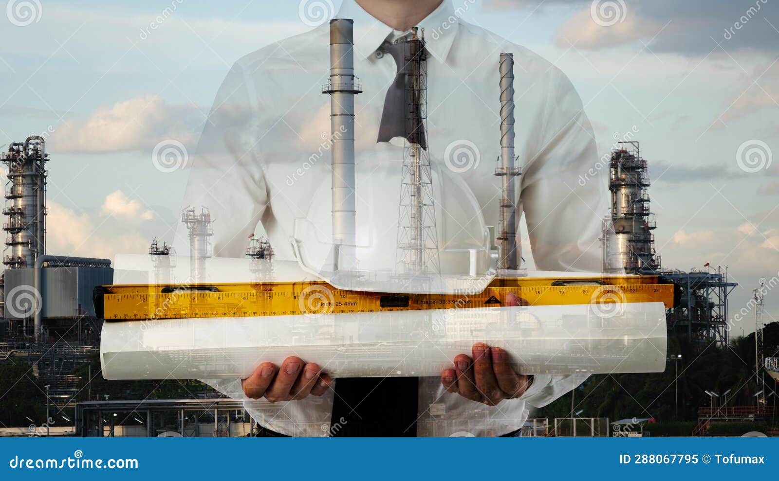 Engineer People with Industrial Background Stock Image - Image of data ...