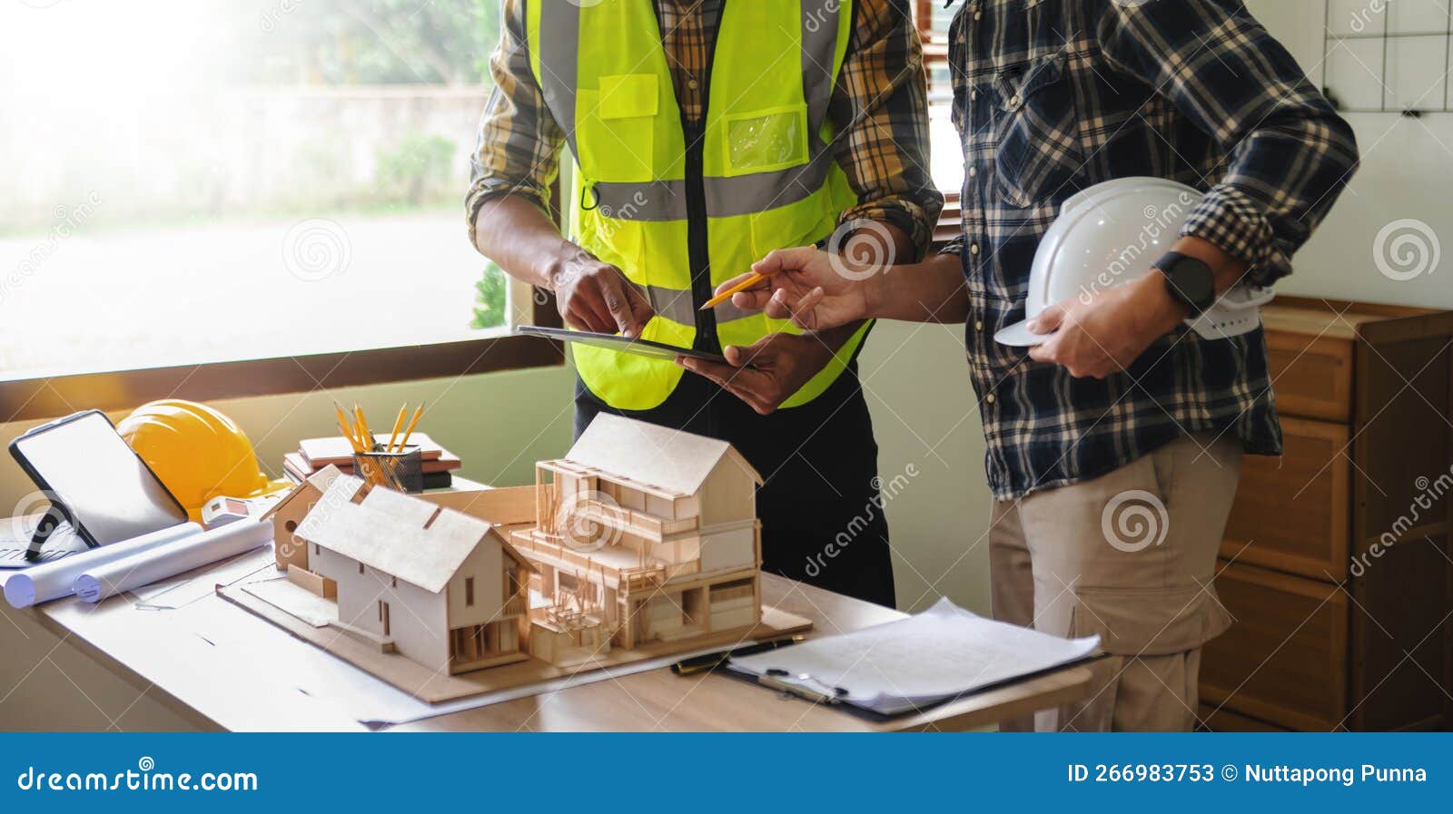 Engineer People Meeting Working in Modern Office for Discussing ...