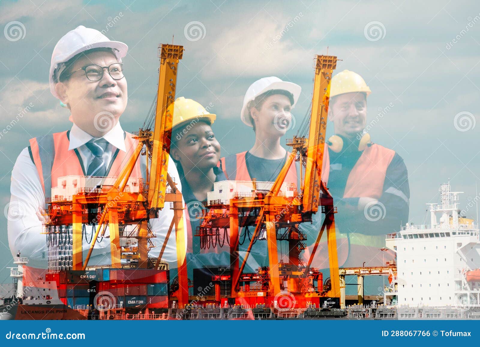 Engineer People with Industrial Background Stock Photo - Image of ...