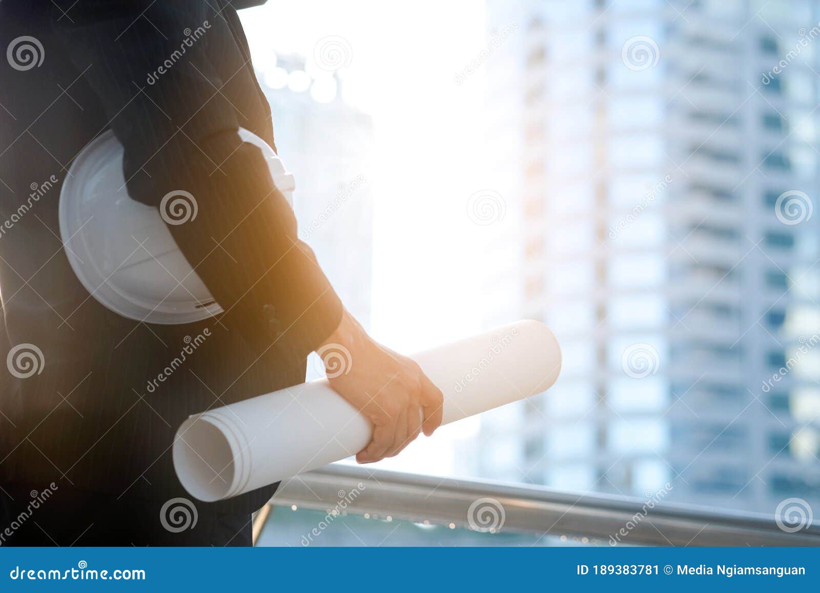 An Engineer People is Working and Controlling the Construction Which ...