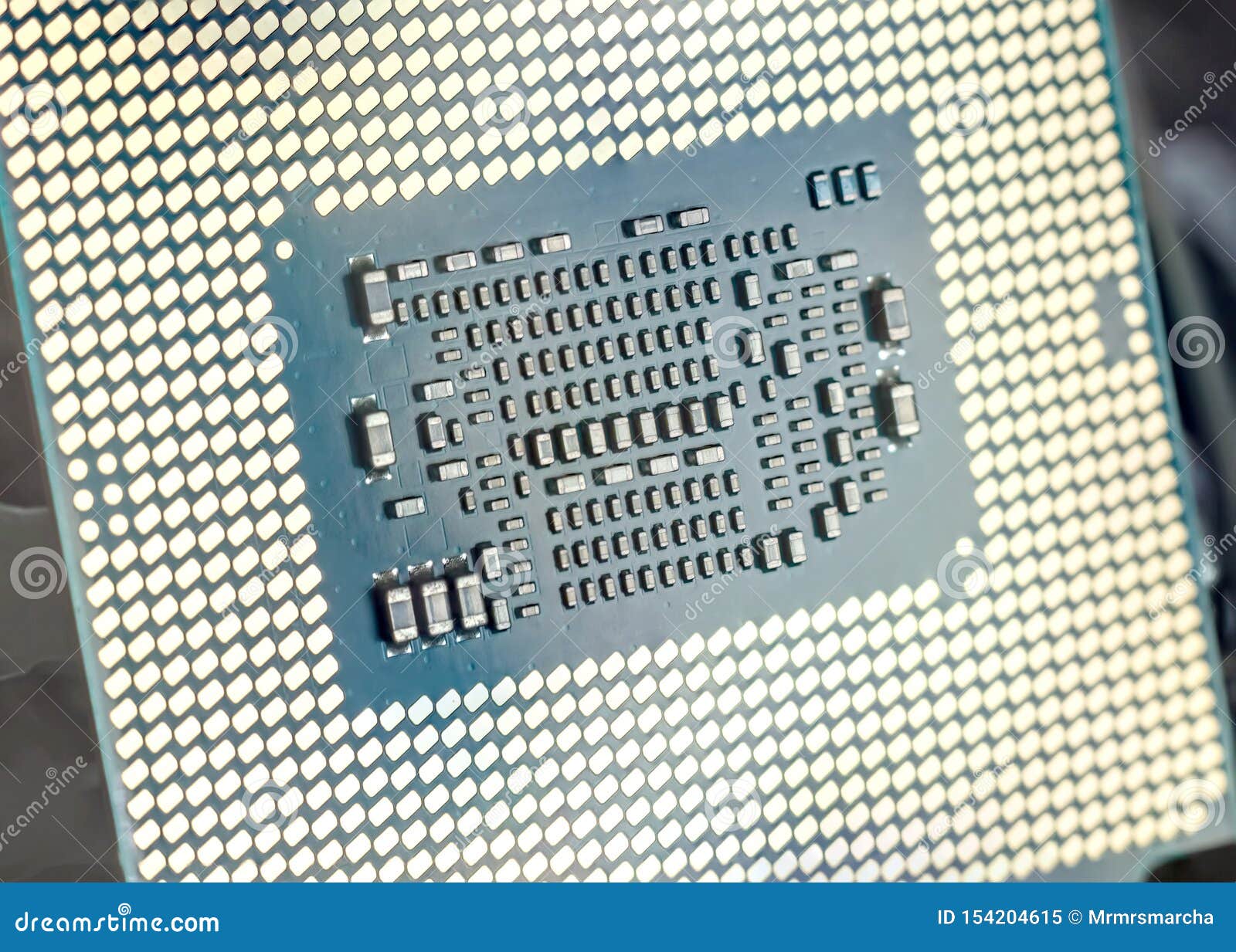 Engineer Plugging CPU Microprocessor To Motherboard Socket. Computer ...