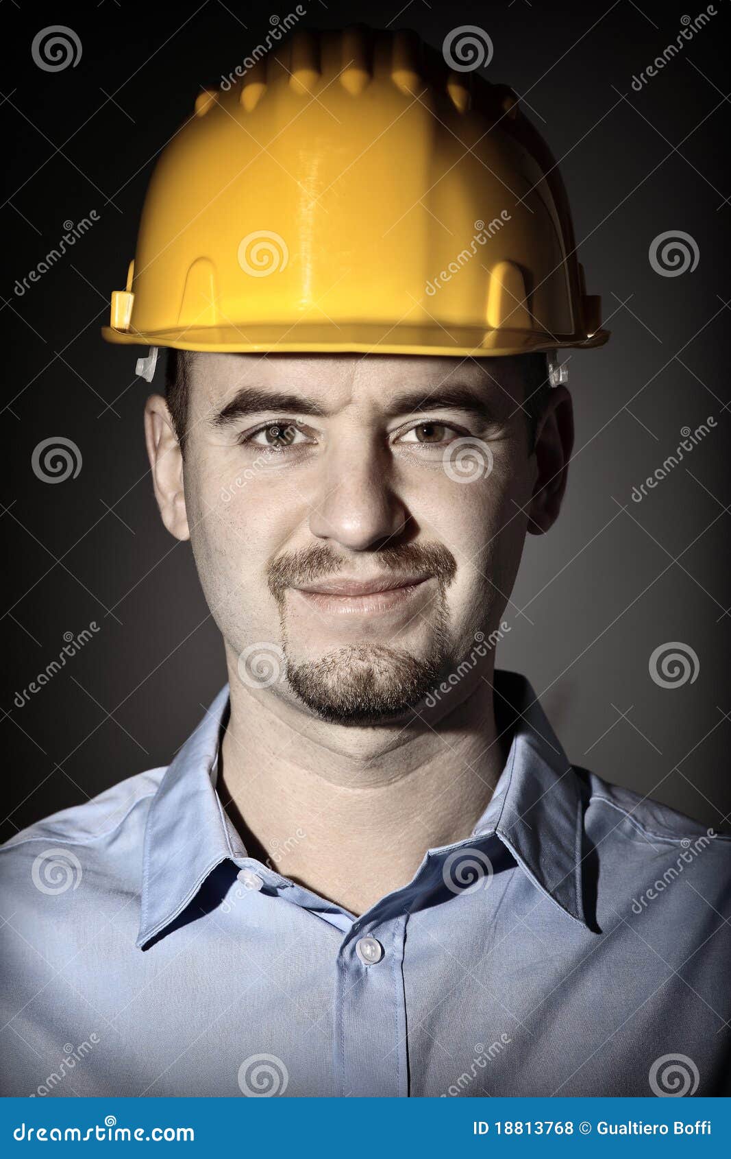 Engineer portrait stock photo. Image of look, portrait - 18813768