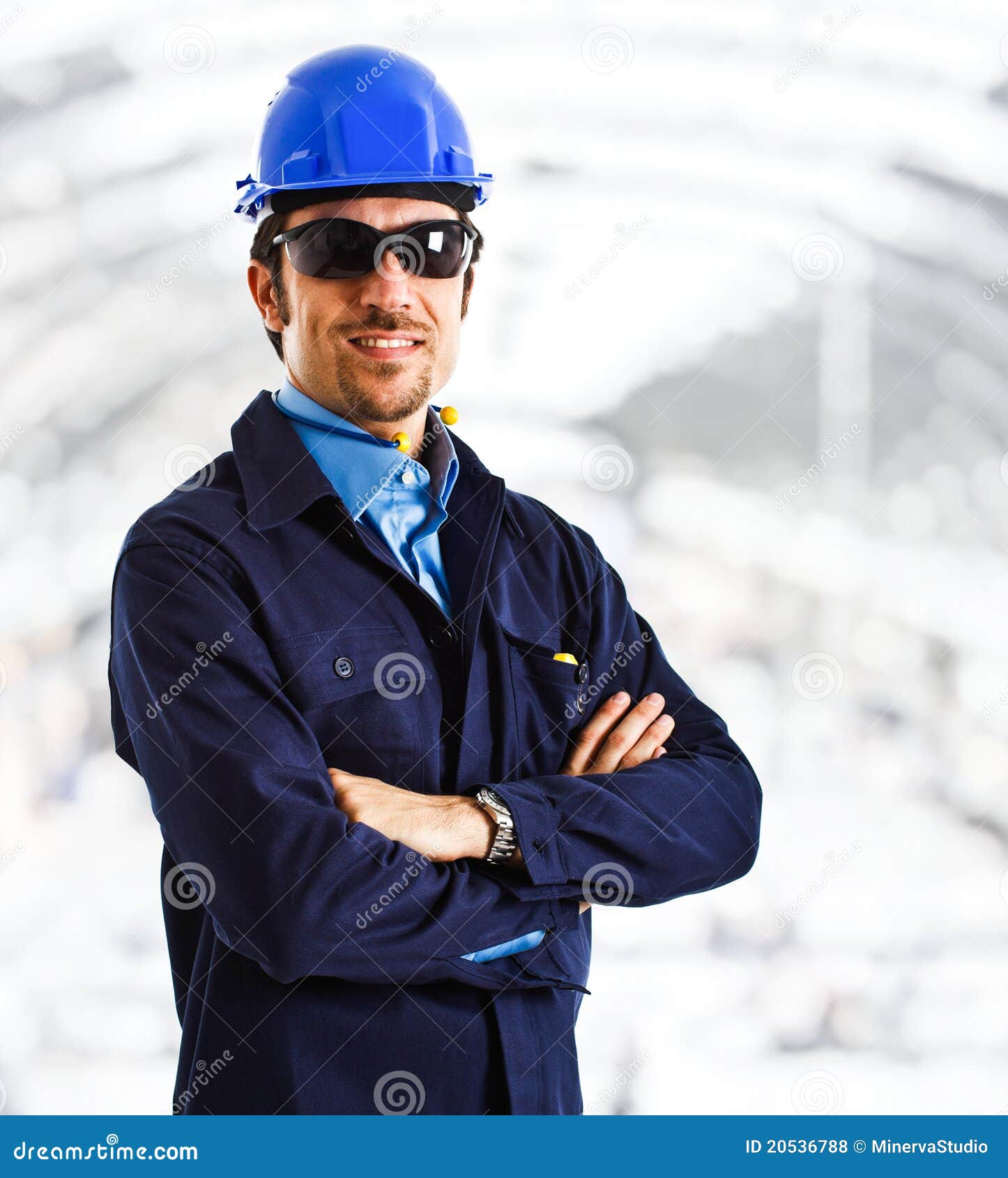 Engineer portrait stock photo. Image of manager, maintenance - 20536788