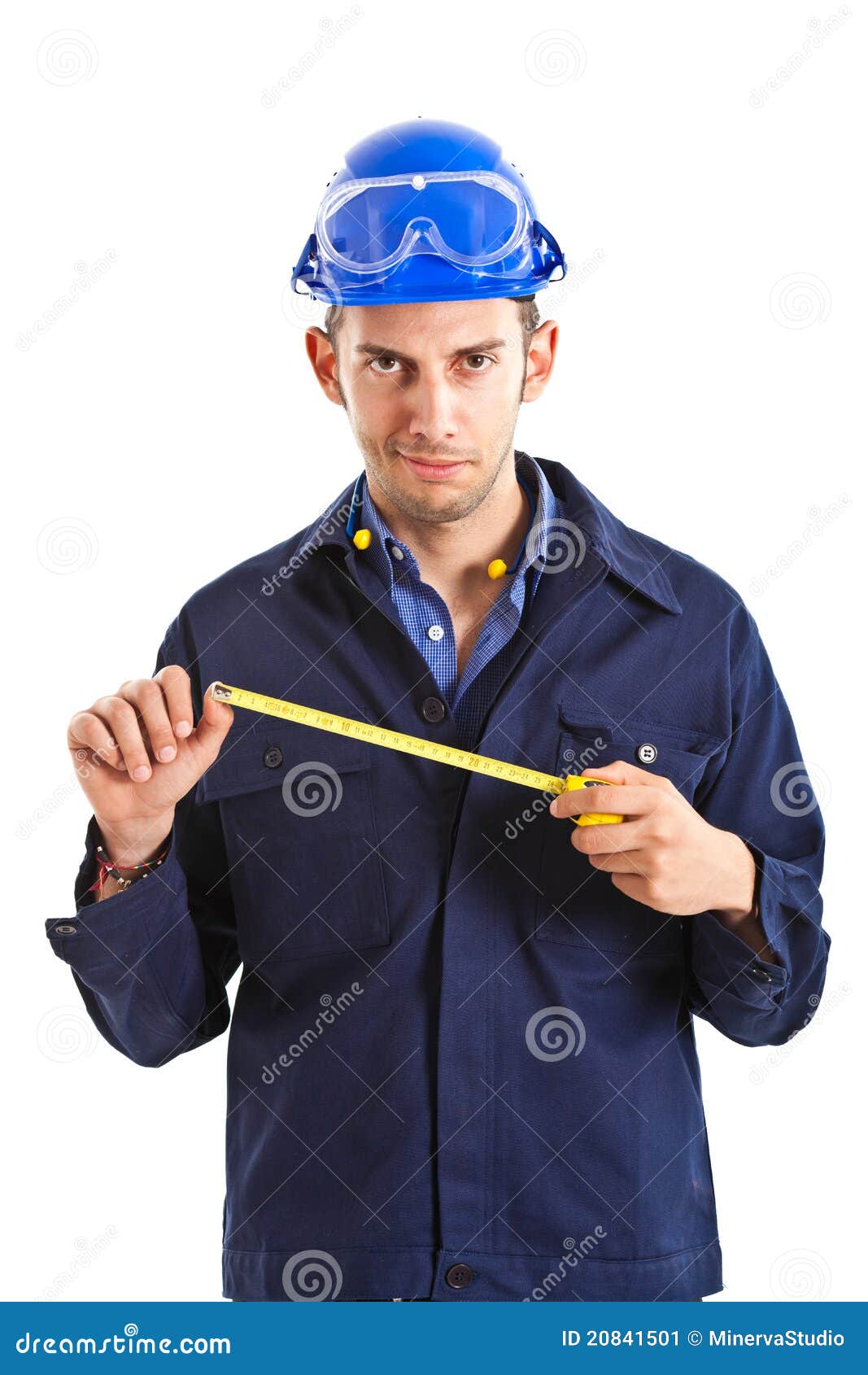 Engineer portrait stock image. Image of construction - 20841501