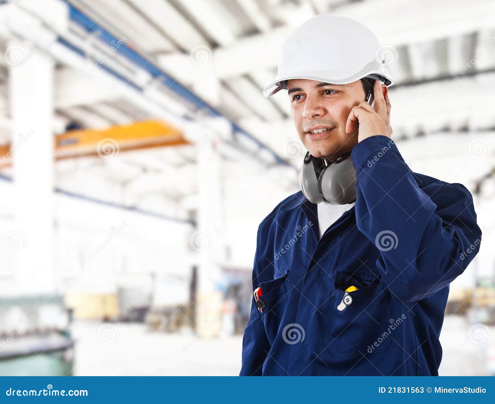 Engineer portrait stock image. Image of manager, helmet - 21831563