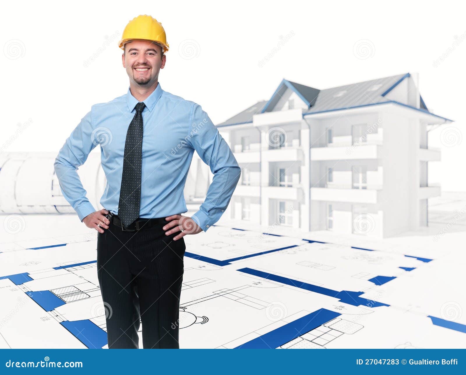 Engineer portrait stock image. Image of smile, casual - 27047283