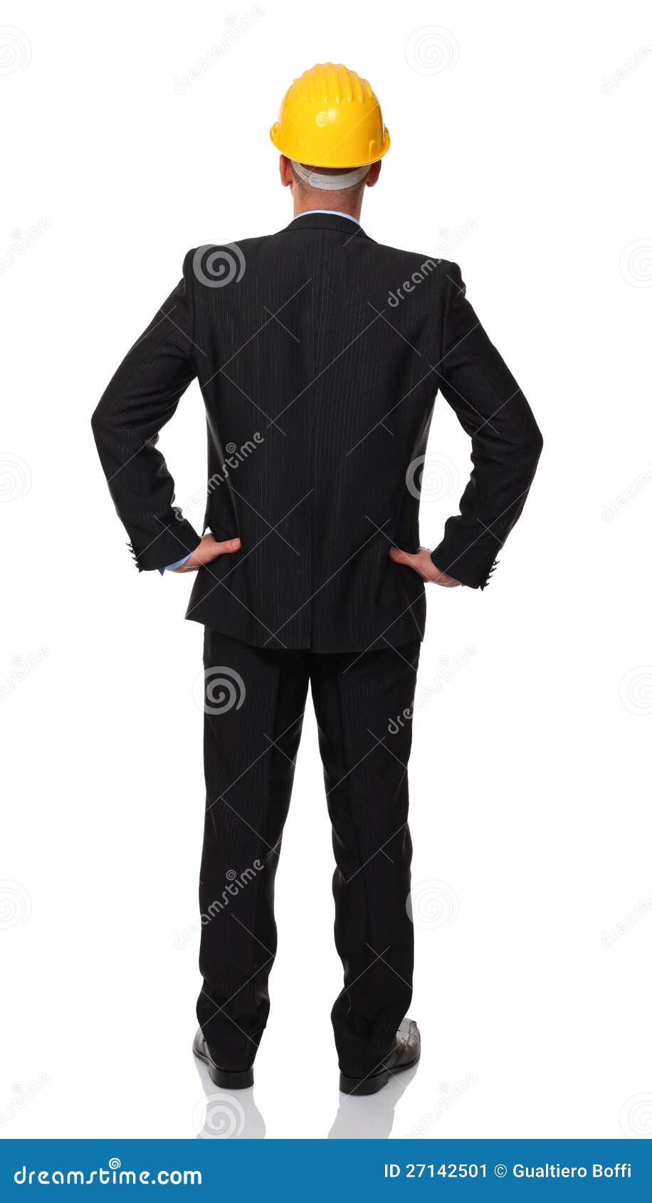 Engineer portrait stock image. Image of back, suit, industry - 27142501