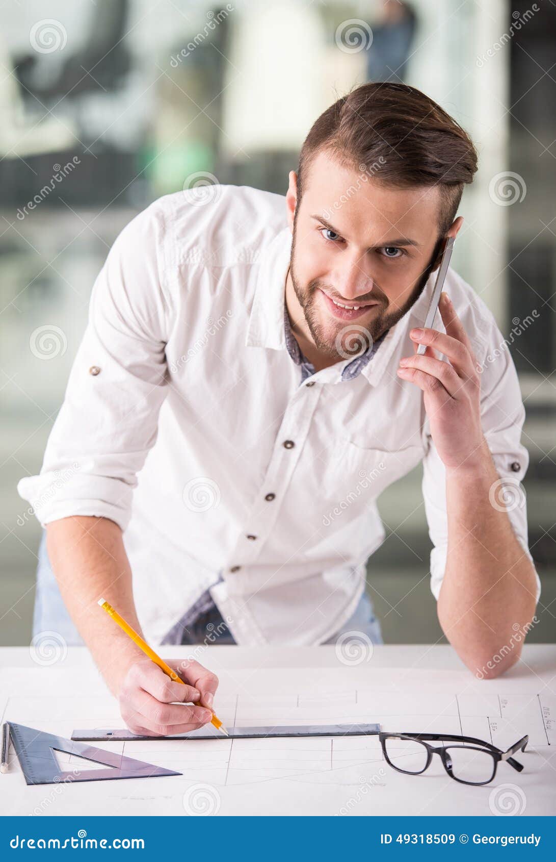 Engineer stock image. Image of design, occupation, manager - 49318509
