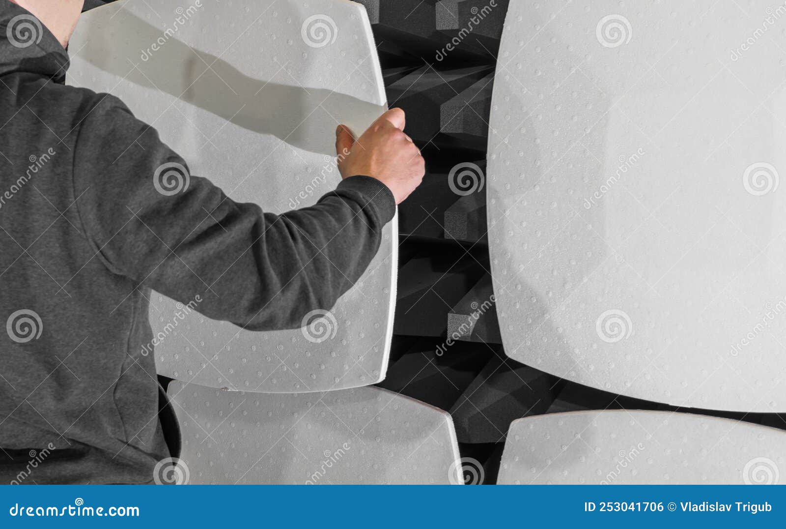 Engineer Preparing for the Electromagnetic Compatibility EMC Test Stock ...