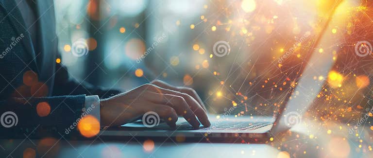 An Engineer Programmer Uses A Laptop To Analyze Software Coding And Development At Various