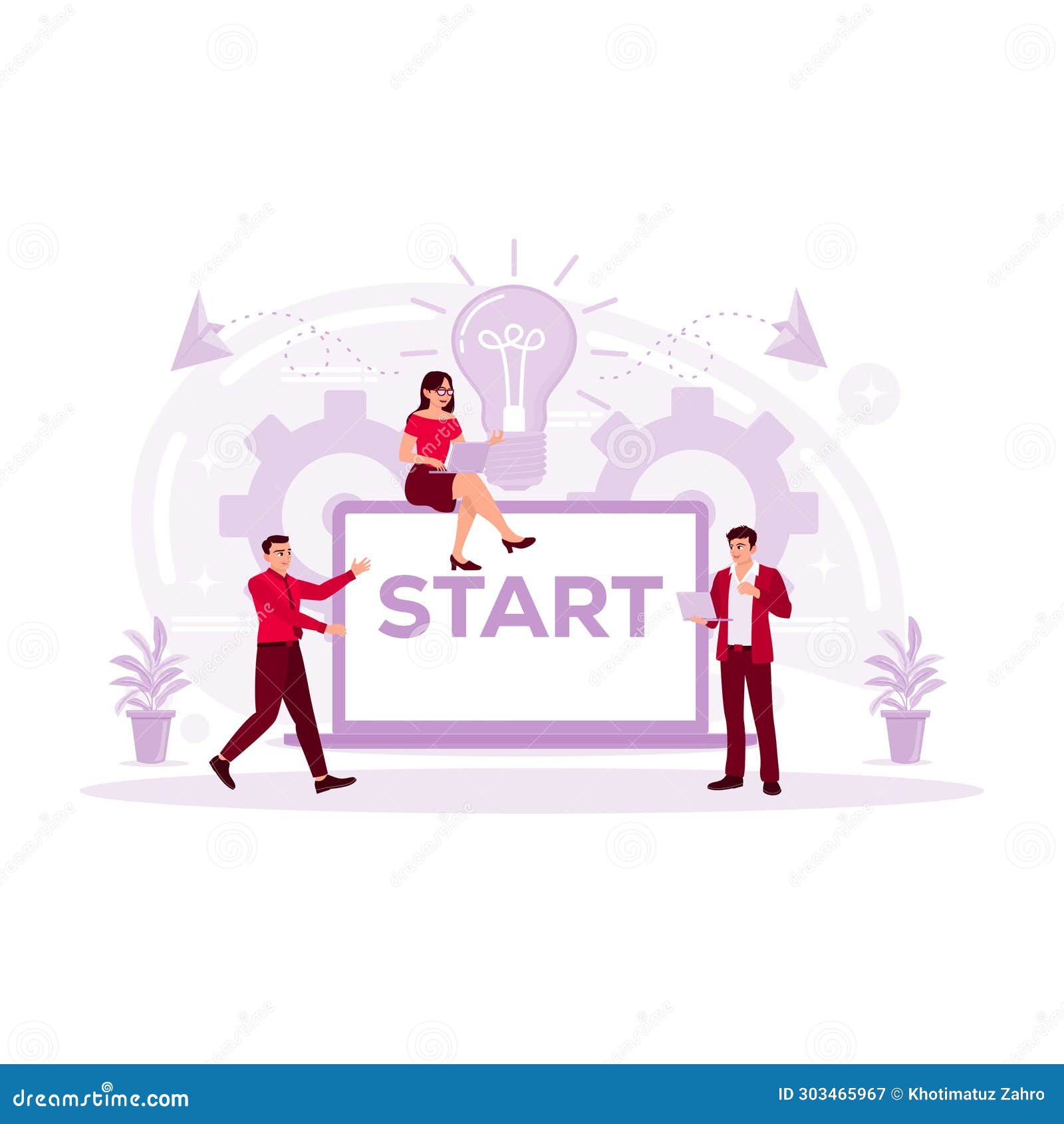 Engineer Programmer Working at Desk. Programming Concept, Website Coding Stock Vector ...