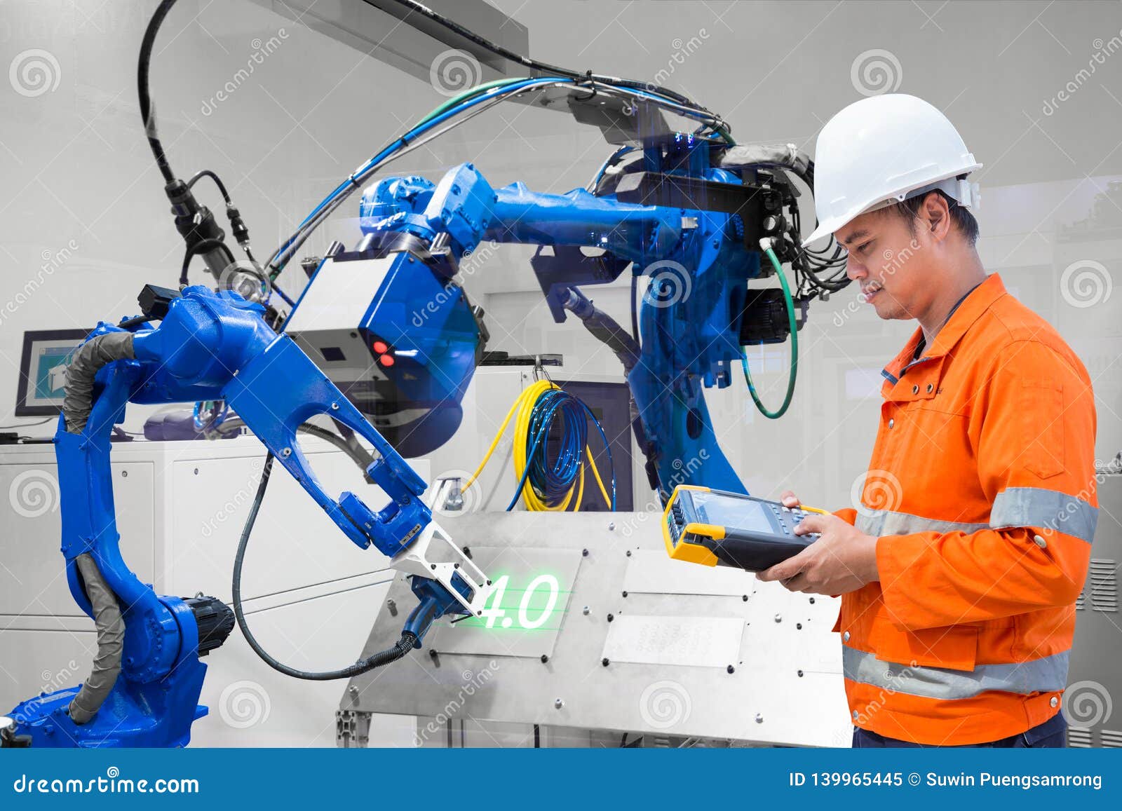 Engineer Programming Control Laser Robotic Cutting on Metal Plate ... Engineer Programming Control Laser Robotic Cutting on Metal Plate ...