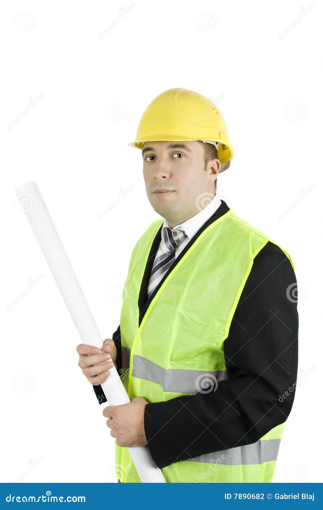Engineer with project stock photo. Image of adult, expert - 7890682