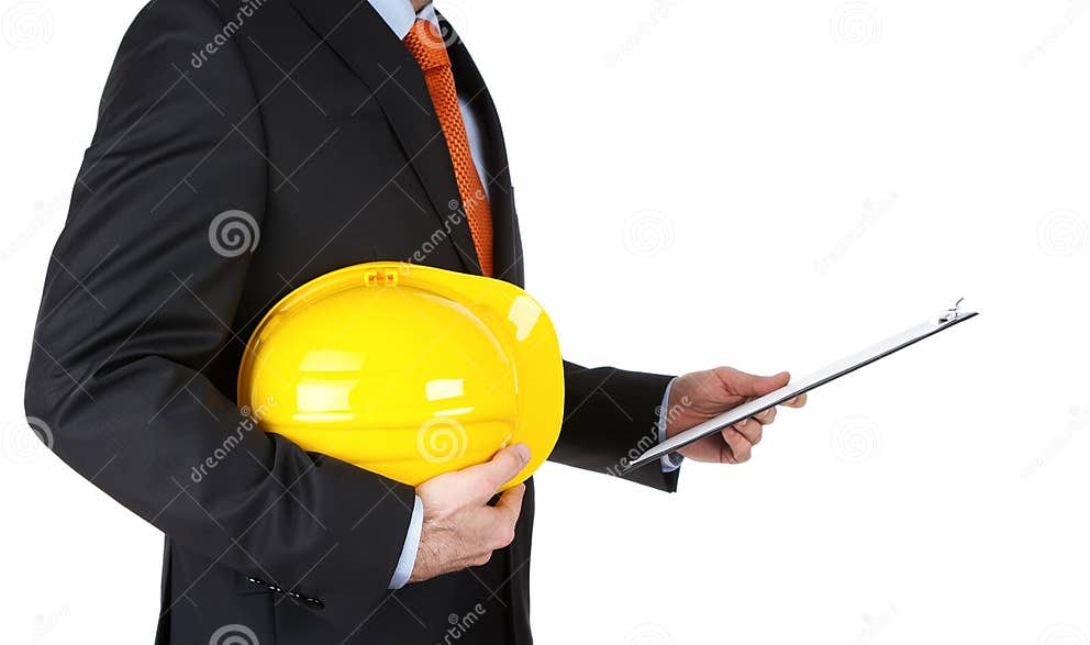 Engineer reading notes stock image. Image of hard, designer - 23703101