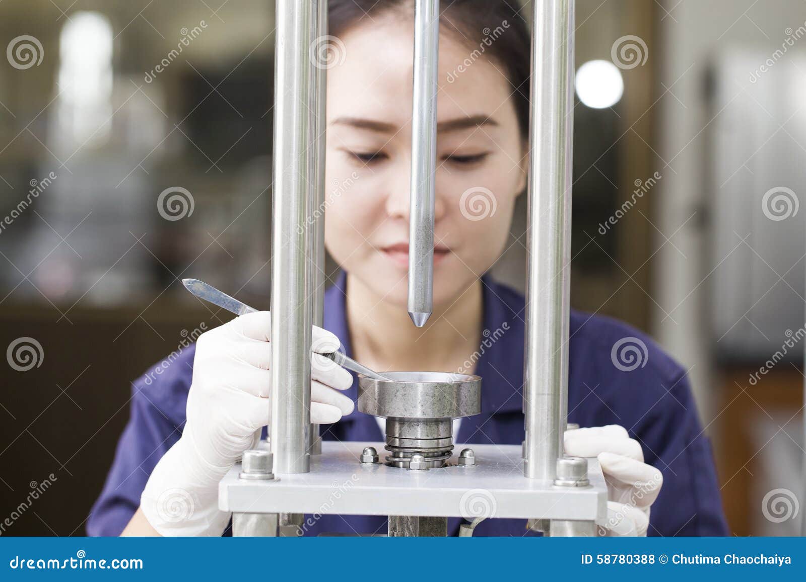 Engineer Set Up Testing Machine Stock Photo - Image of metal, cloth ... Engineer Set Up Testing Machine Stock Photo - Image of metal, cloth ...
