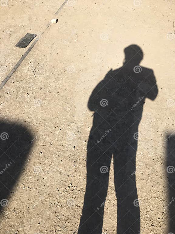 Engineer shadow stock image. Image of engineer, concrete - 223650147