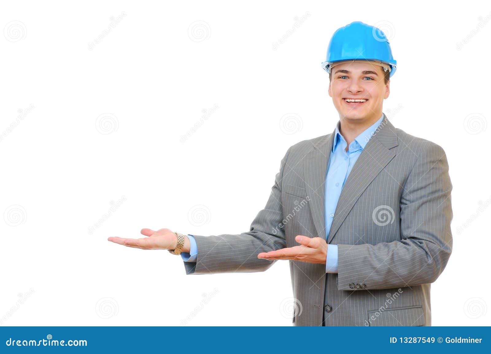 Engineer Showing Presentation Stock Image - Image of engineer ...