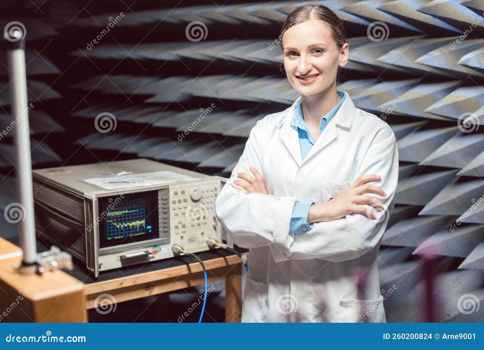 Engineer in a Silent Lab Testing HF Equipment Stock Photo - Image of ...