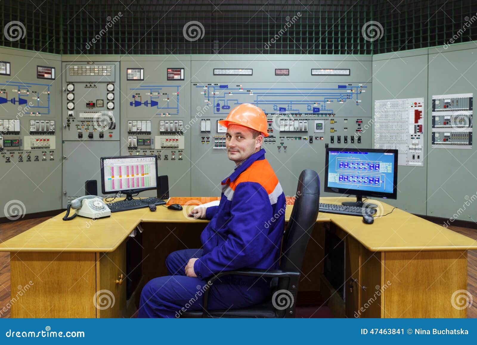 Engineer sitting at table stock image. Image of caucasian - 47463841