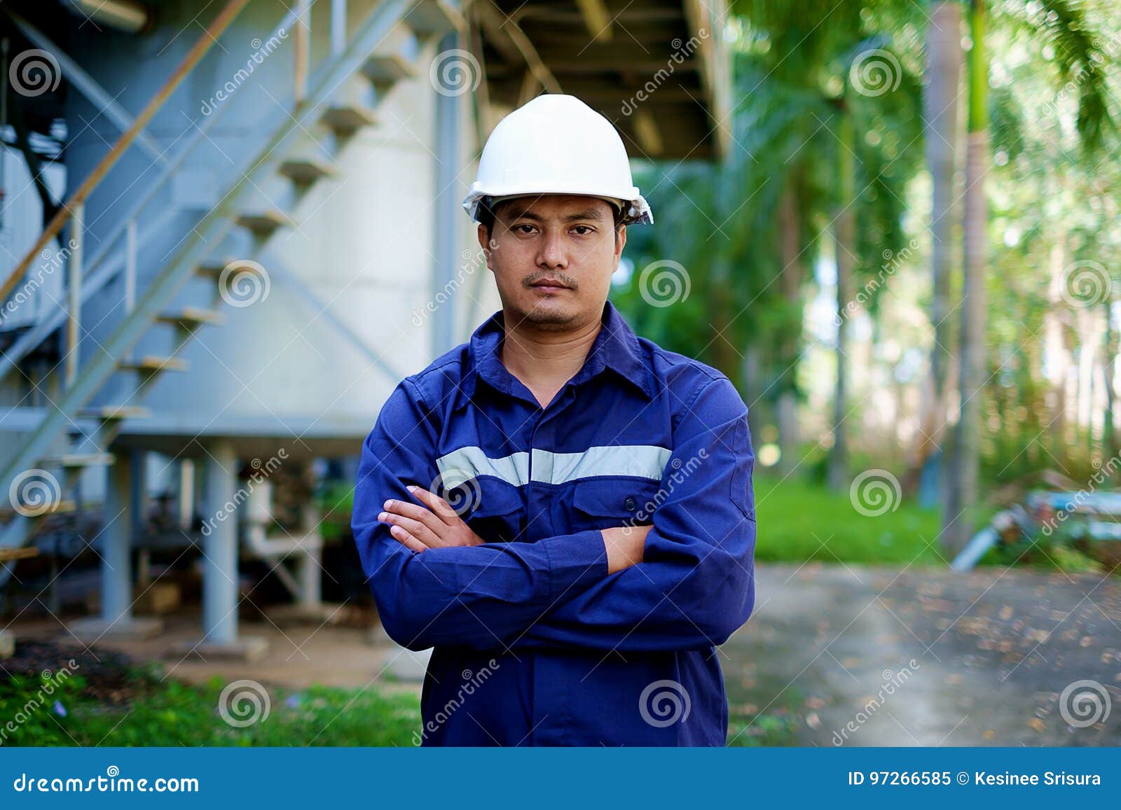 Engineer Standing in Front of the Machine Stock Image - Image of indoor ...