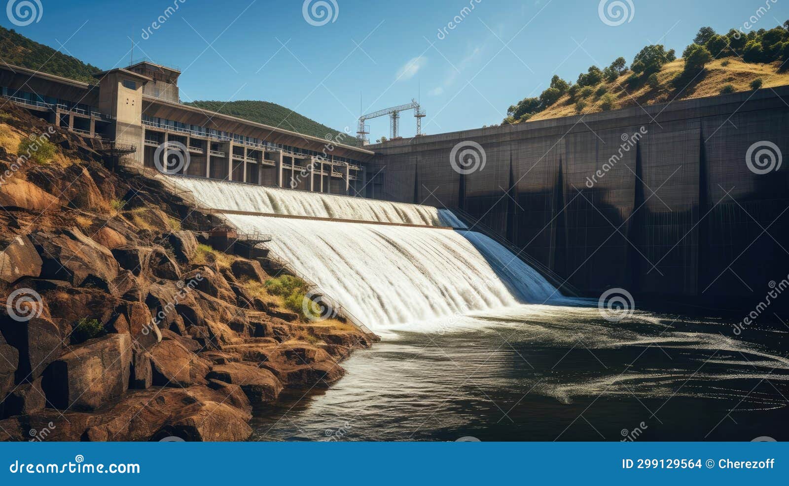 An Engineer Stands in Front of a Dam Stock Photo - Image of engineer ...