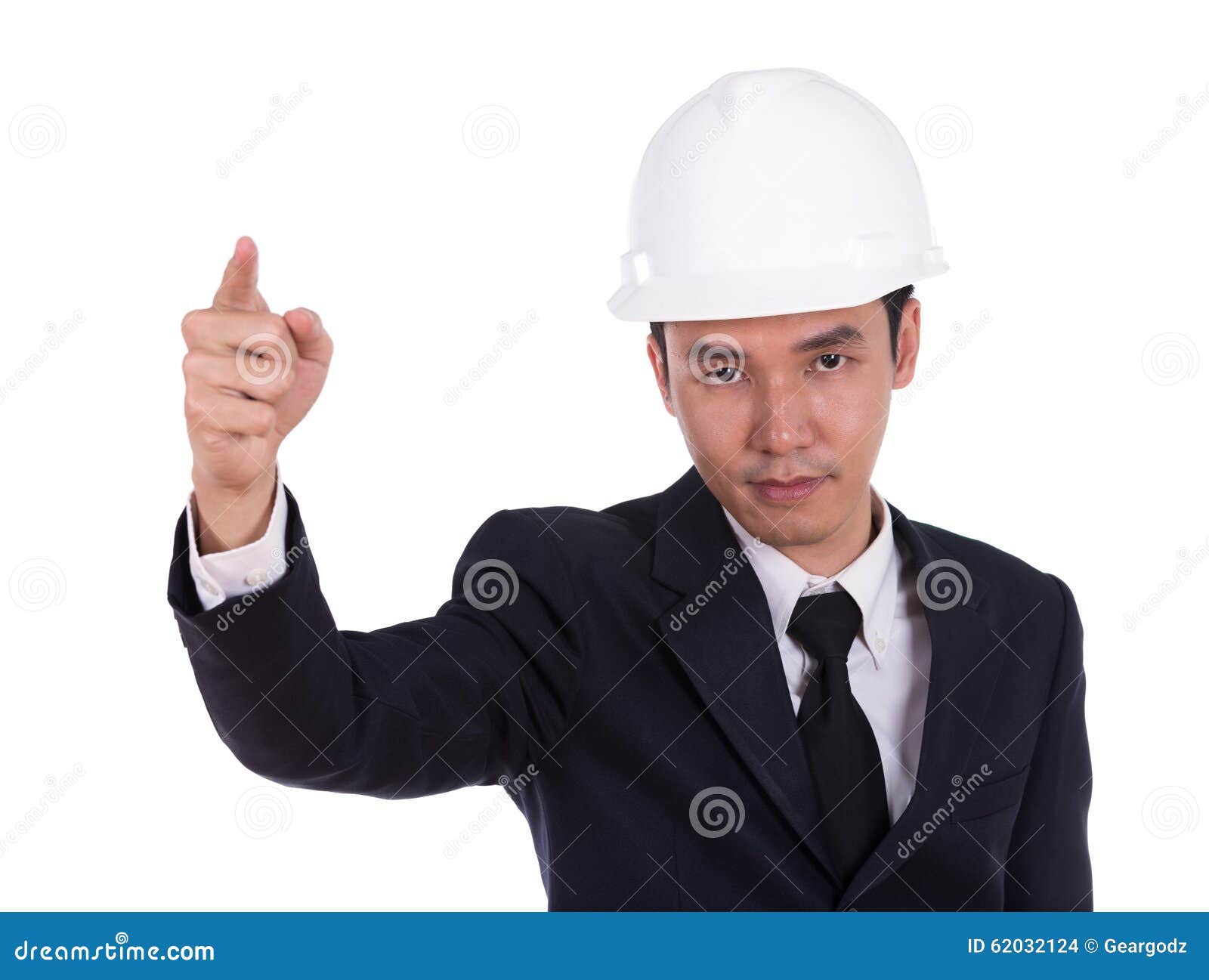 Engineer in Suit with Helmet Stock Photo - Image of safety ...