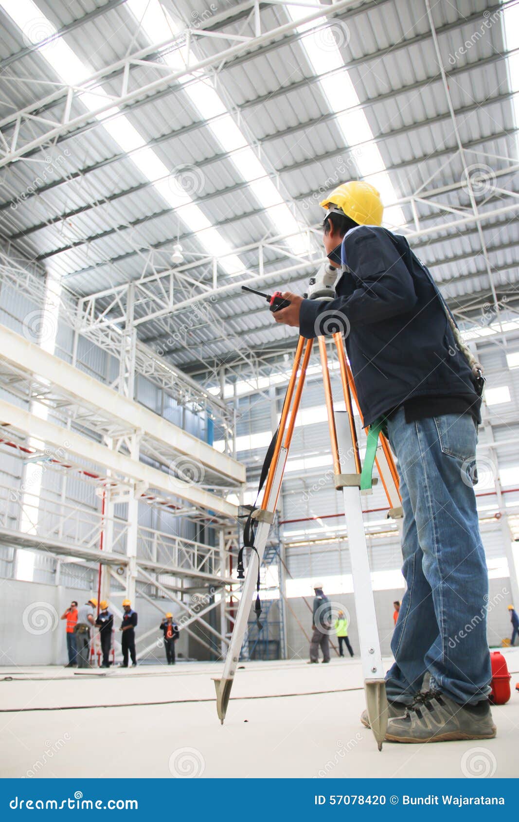 Engineer survey in factory stock photo. Image of equipment - 57078420
