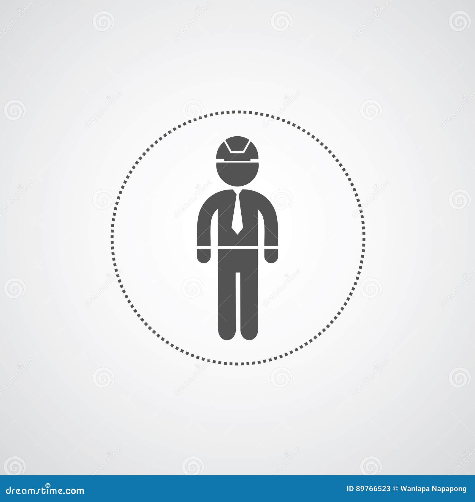 Engineer symbol stock vector. Illustration of house, pictogram - 89766523
