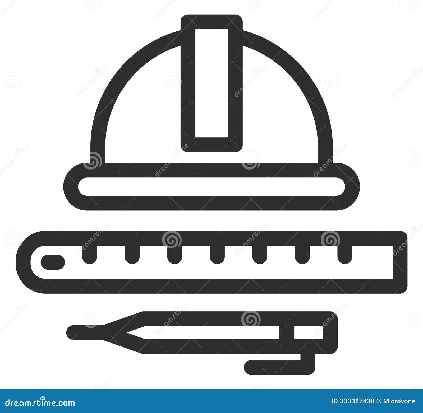 Engineer Symbol. Technical Thinking Stock Illustration - Illustration ...