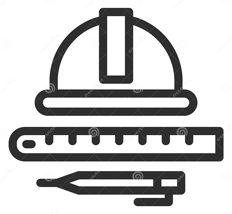 Engineer Symbol. Technical Thinking Stock Illustration - Illustration ...