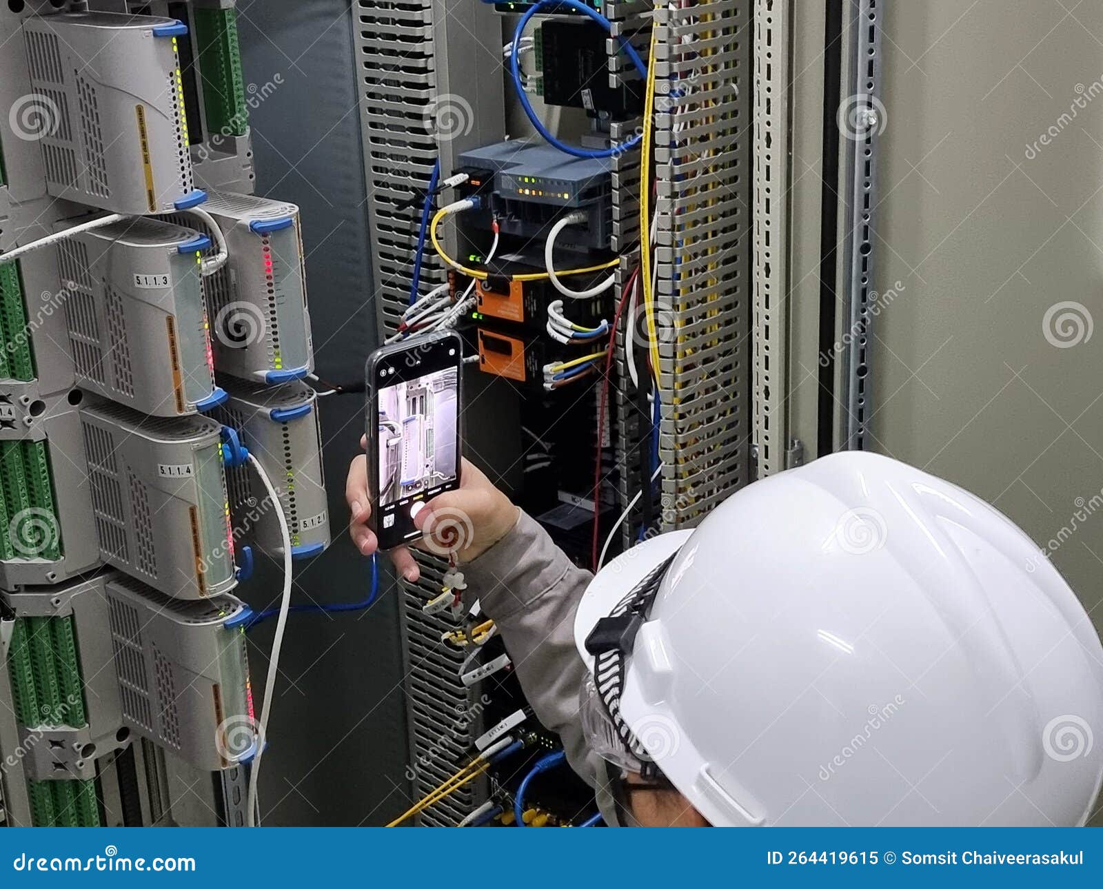 The Engineer Takes a Photo Interface Module Stock Image - Image of digital, electrical: 264419615