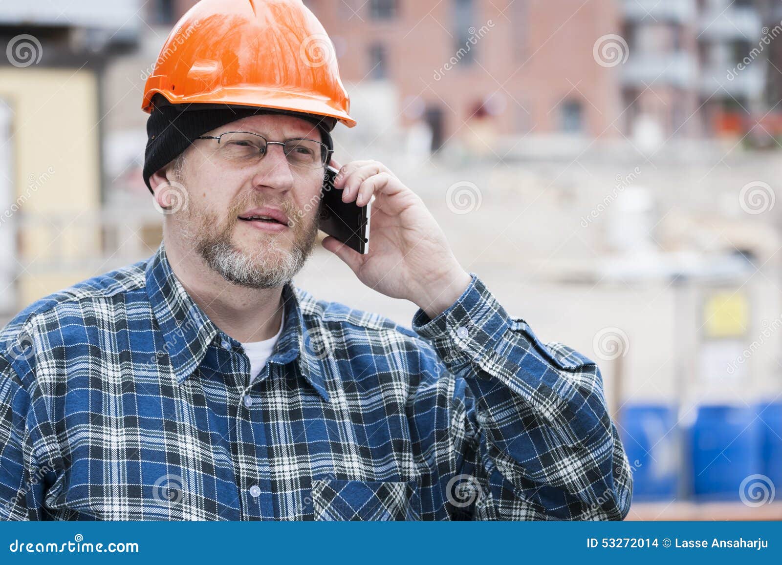 Engineer stock photo. Image of mobile, outdoors, talking - 53272014