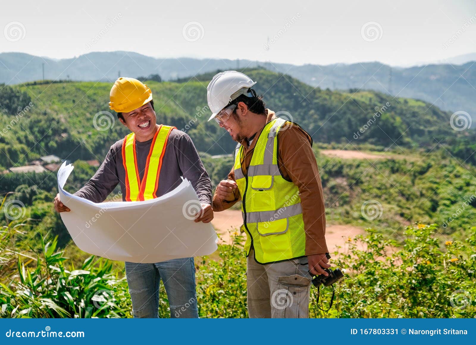 Engineer Team Discuss about Their Work with Happy and Funny Emotion by ...