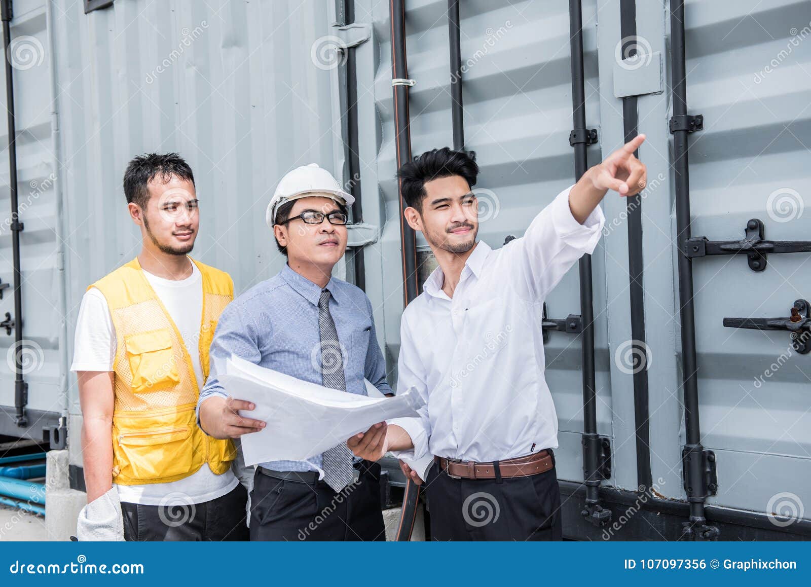 Engineer and teamwork stock photo. Image of person, businessman - 107097356