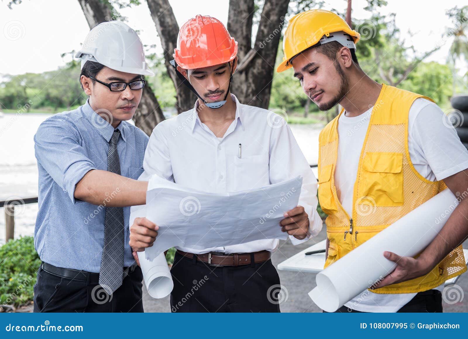 Engineer and teamwork stock image. Image of development - 108007995