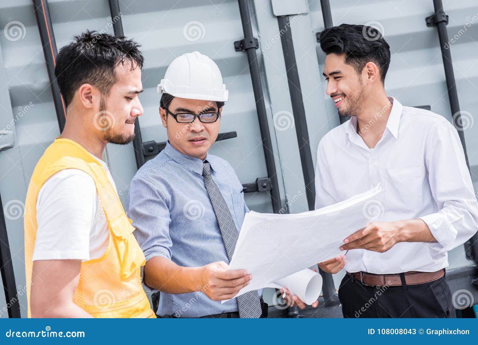 Engineer and teamwork stock image. Image of engineer - 108008043