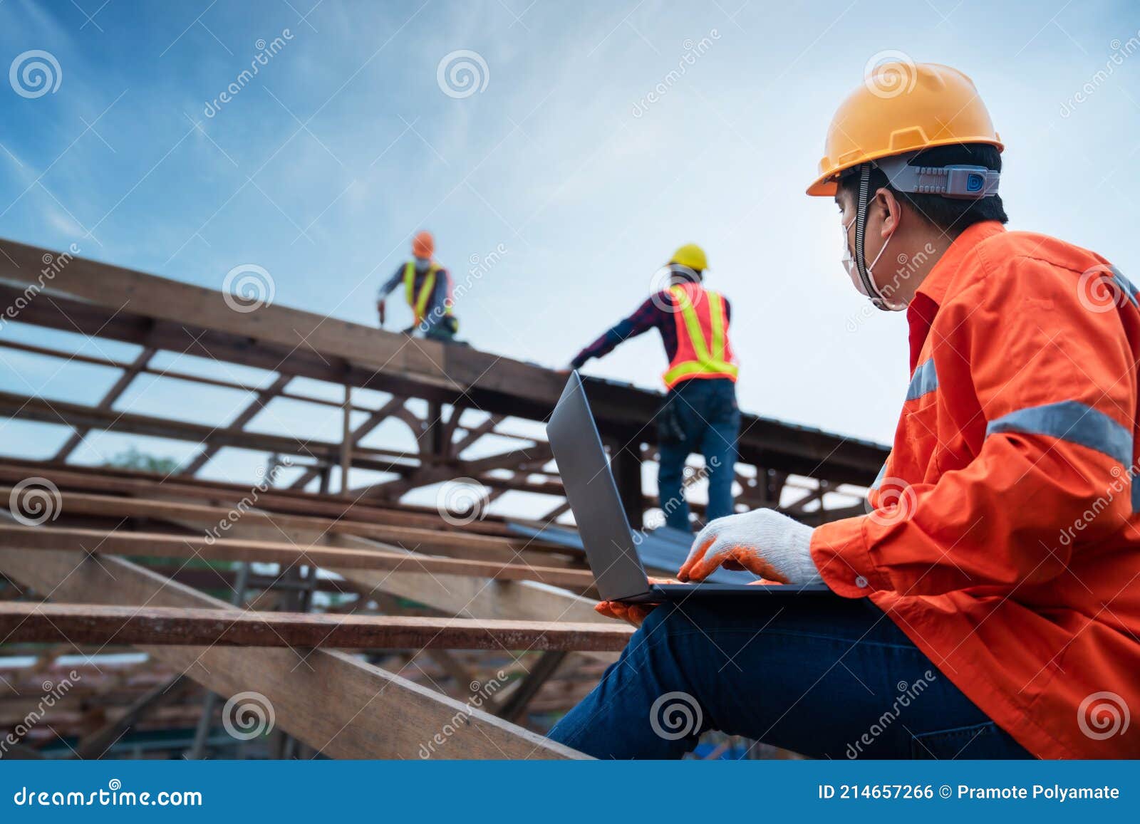 Technician At Site Stock Photography | CartoonDealer.com #22956758