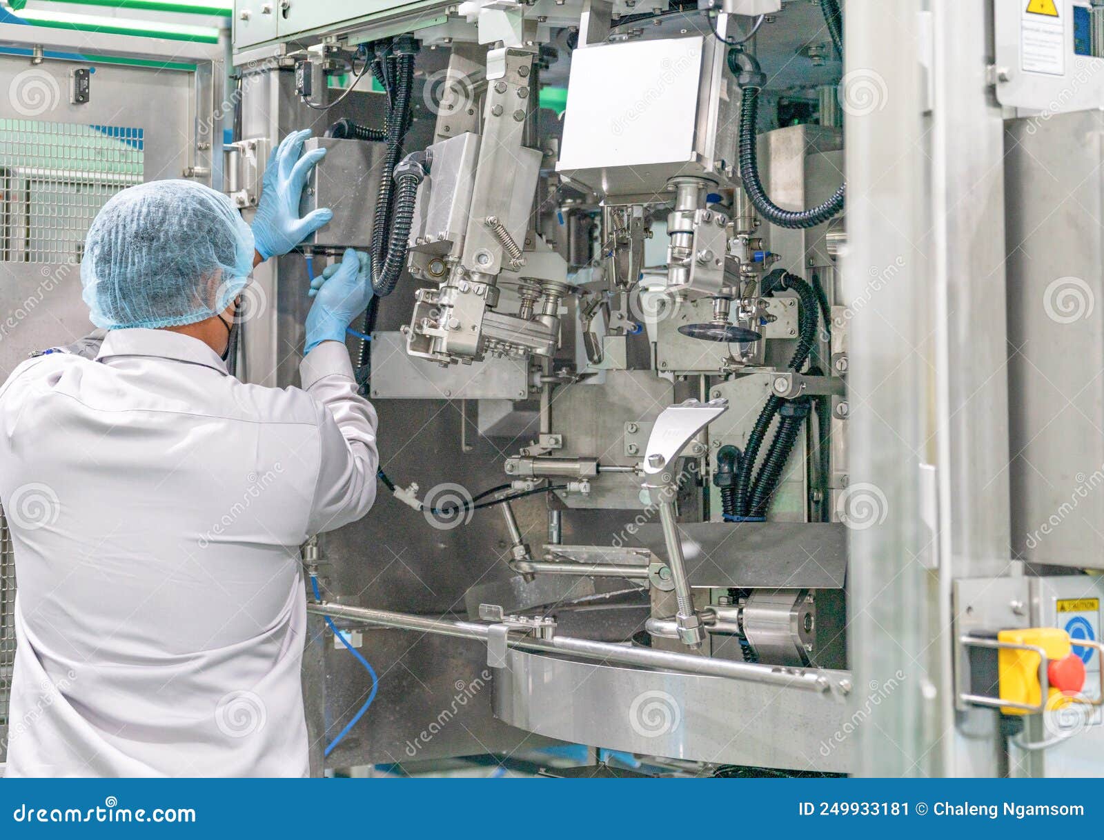 Engineer Technician Installation New Machine in Chicken Meat Process ...