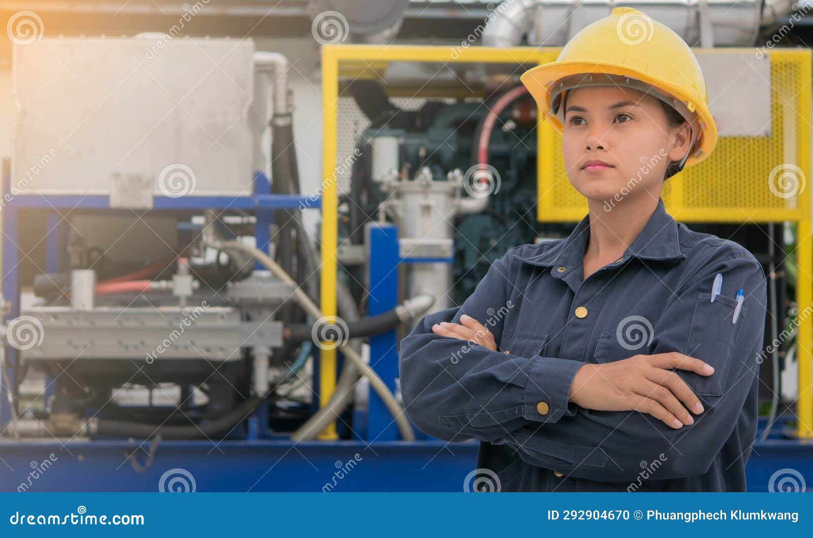 Engineer or Technician in the Workplace at the Oil and Gas Industry ...