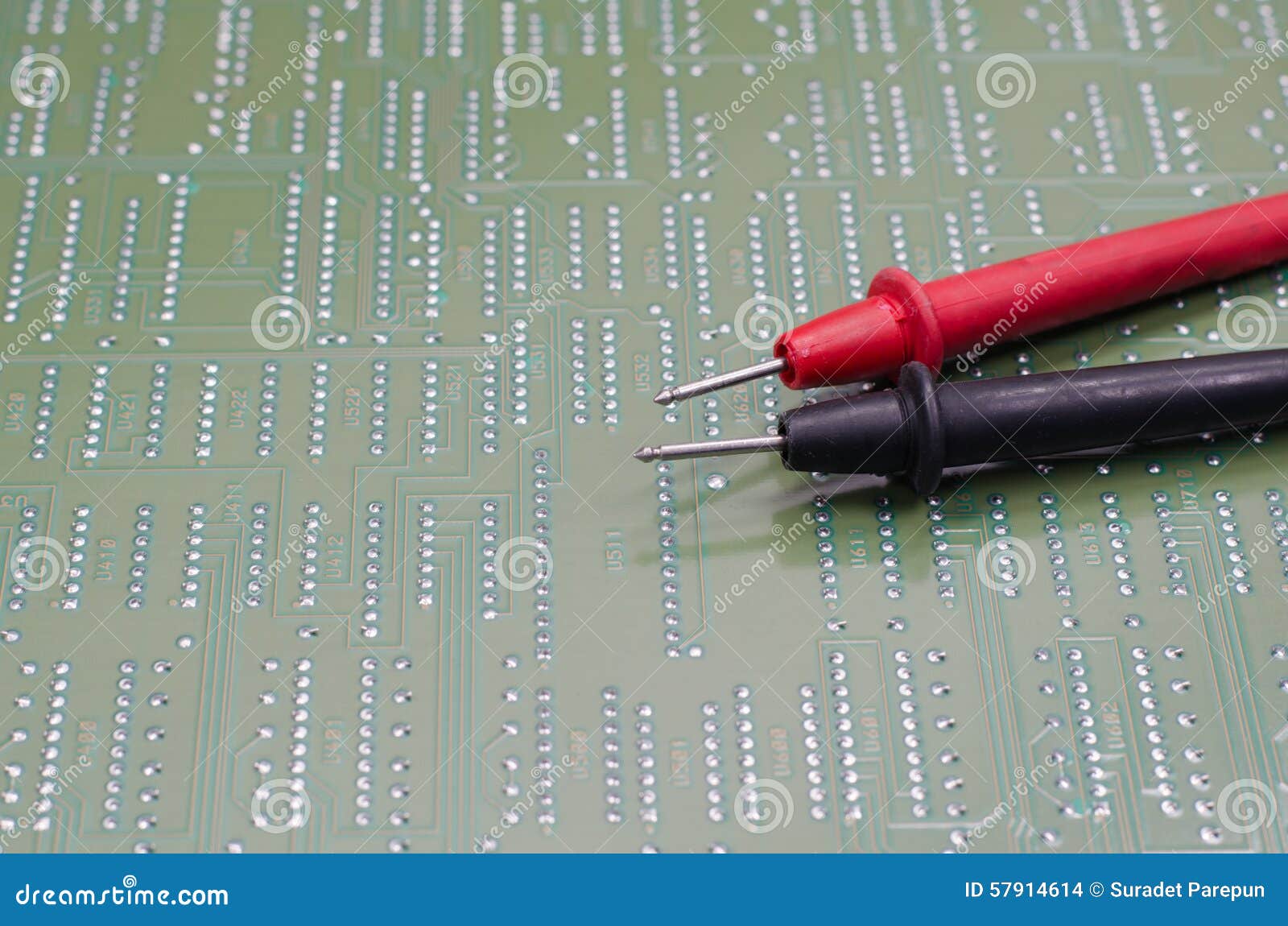 Engineer Test Electronic Equipment Stock Photo - Image of iron ...