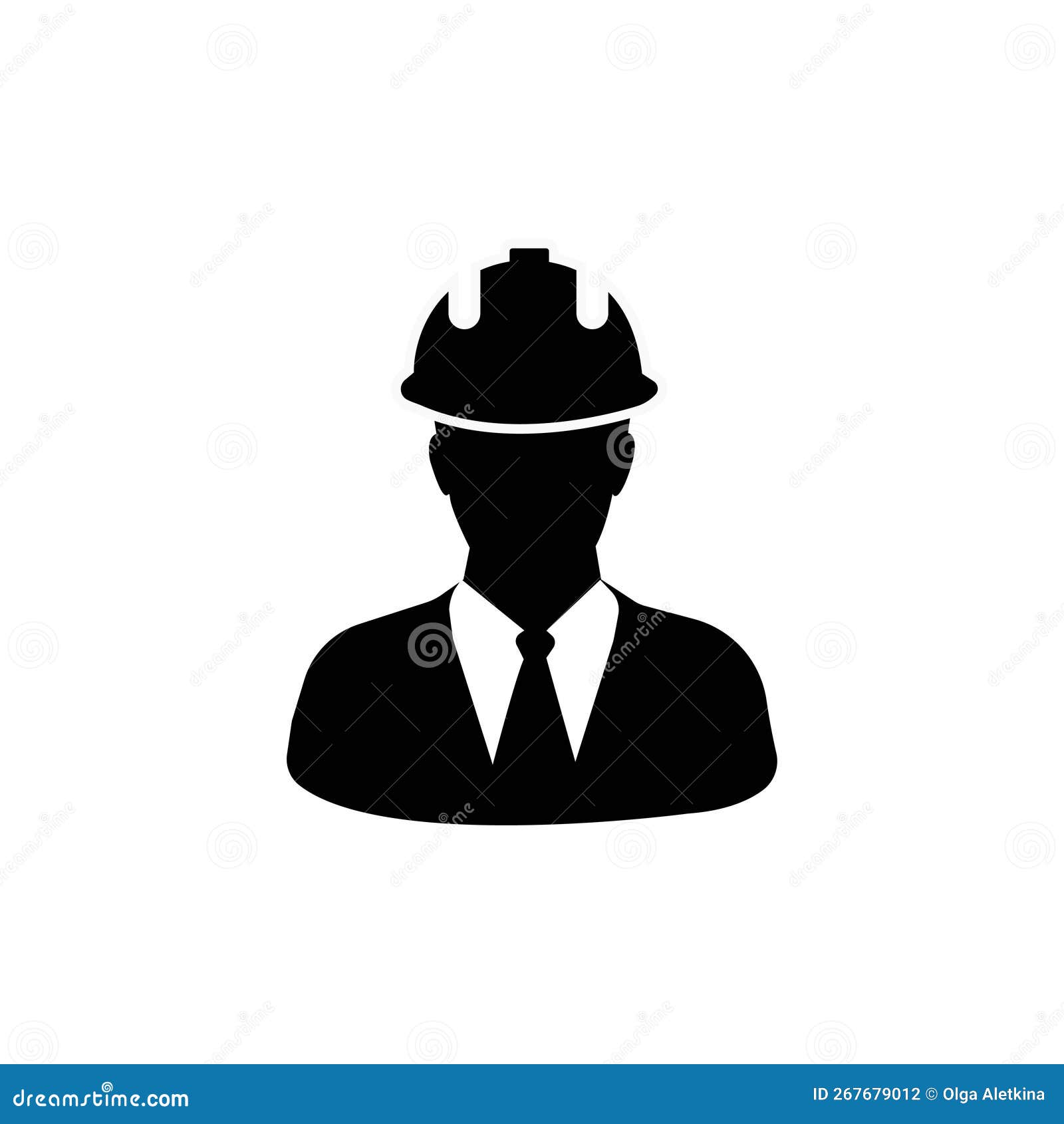 Engineering and Construction Project Manager.icons Vector. Flat Style ...