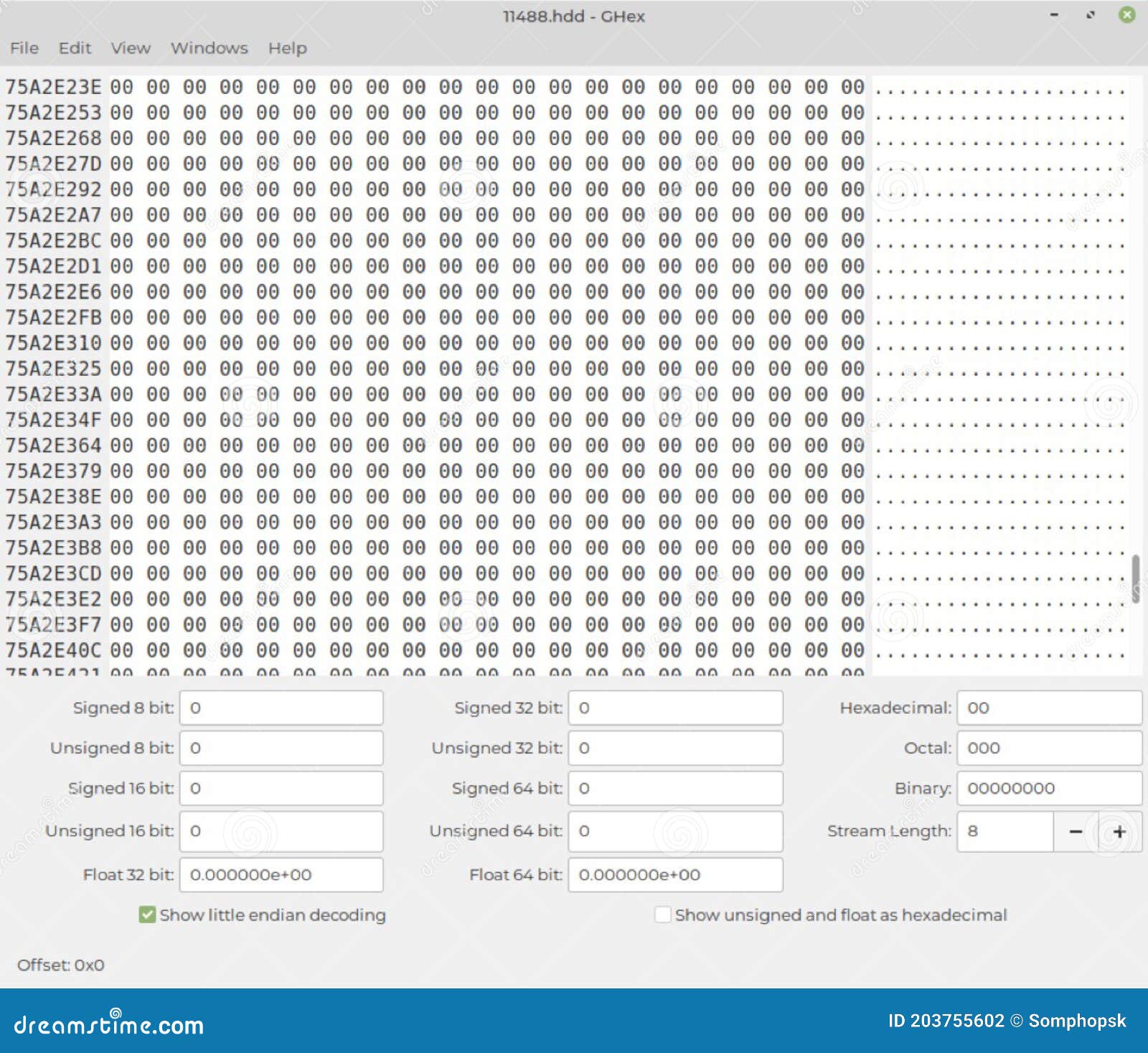 It Engineer Using GHex Software To Recovering Data from the Damages ...