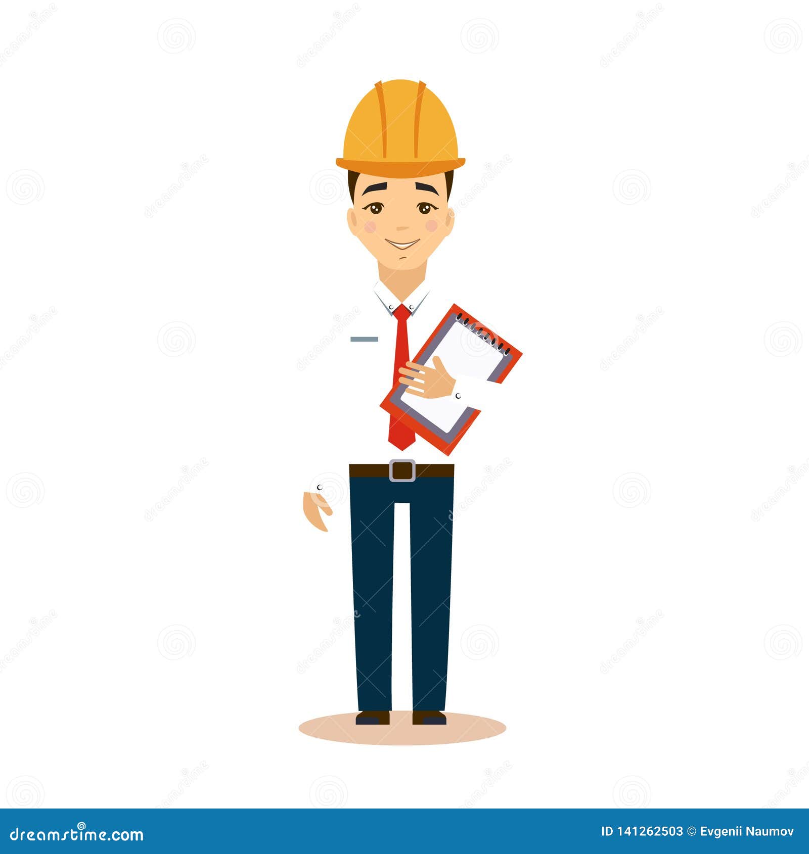 Engineer Vector Illustration. Stock Vector - Illustration of engineer ...
