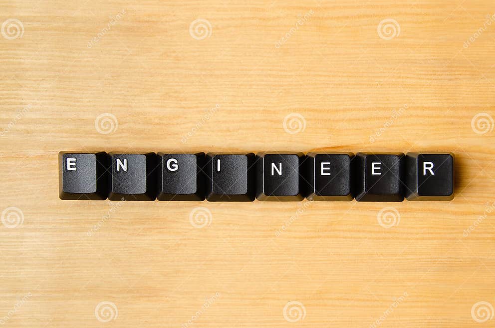 Engineer word stock photo. Image of idea, quote, typography - 96417336