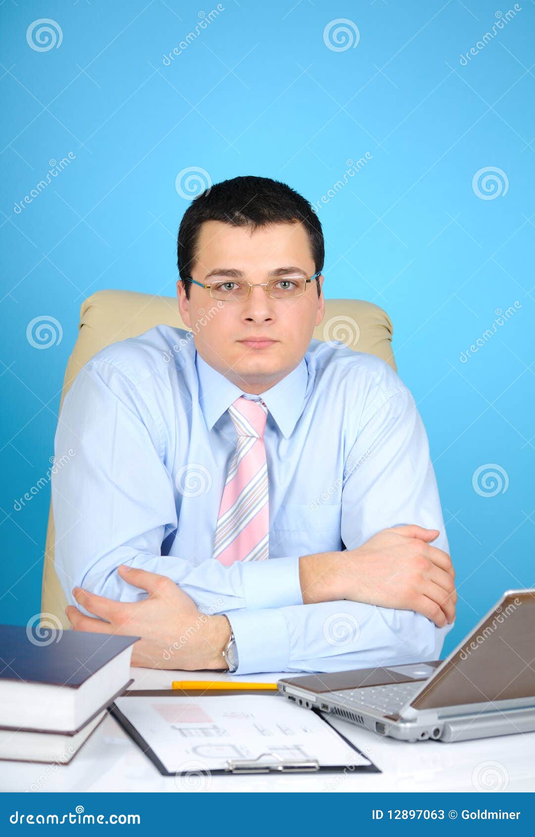 Engineer at work stock image. Image of blue, notebook - 12897063