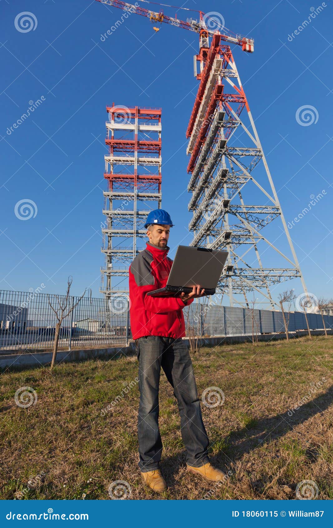 Engineer at Work stock image. Image of futuristic, architect - 18060115