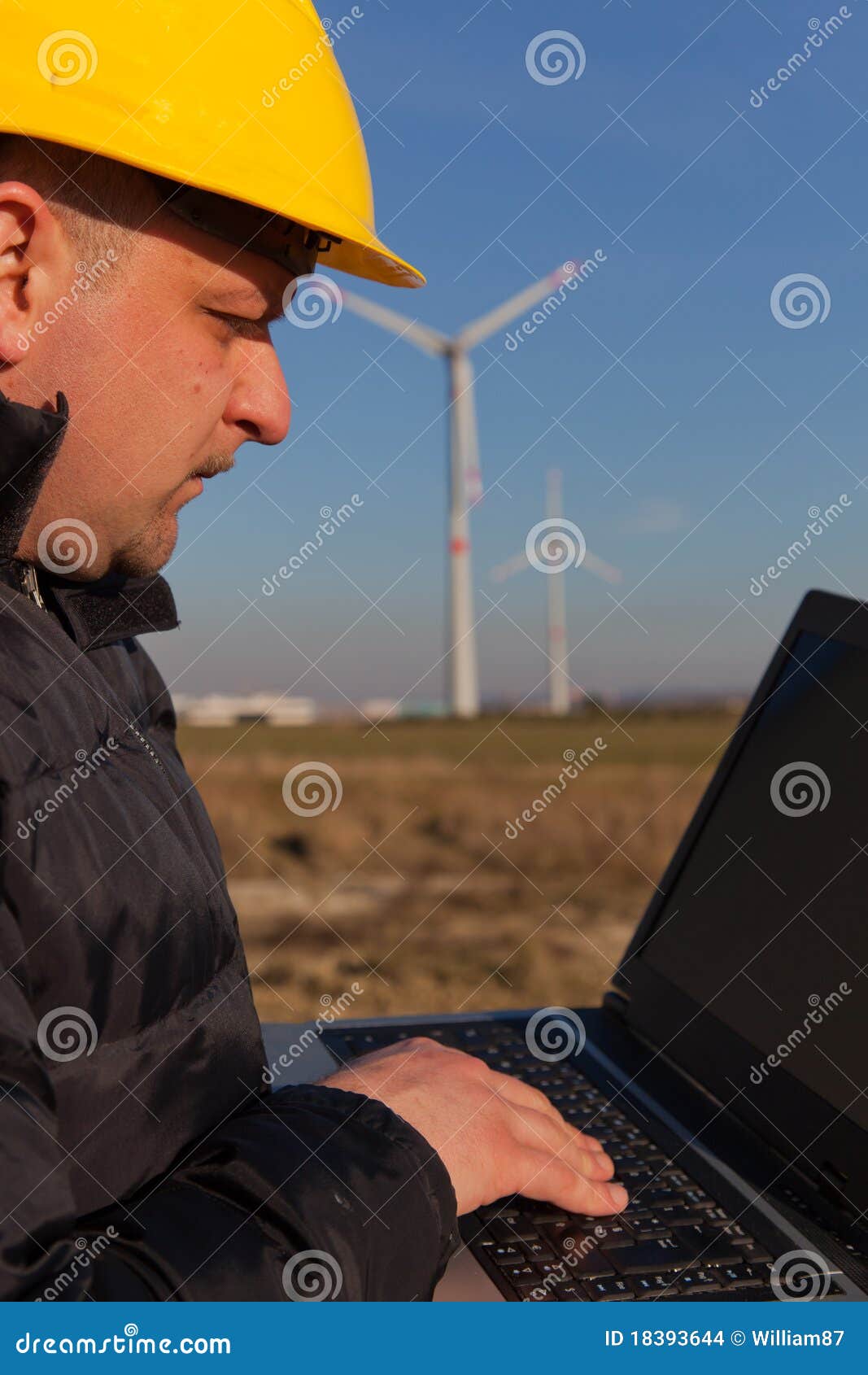 Engineer at Work stock photo. Image of outdoors, generation - 18393644